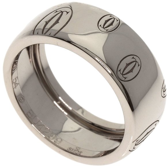 Cartier | Jewelry | Cartier Happy Birthday Lm 54 Ring K8 White Gold ...